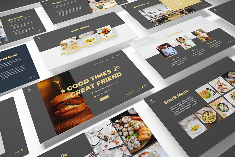Craft Kitchen Google Slides Template, Presentation Templates | GraphicRiver