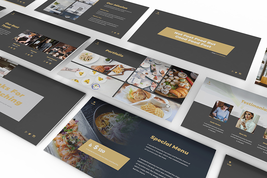 Craft Kitchen Google Slides Template, Presentation Templates | GraphicRiver