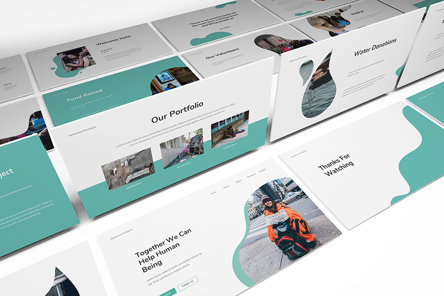 Charity & Donations Powerpoint Template, Presentation Templates ...