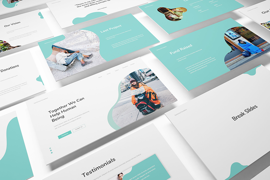 Charity & Donations Powerpoint Template, Presentation Templates ...