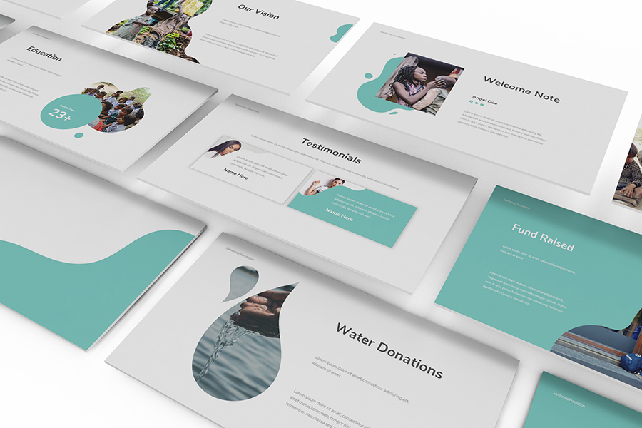 Charity & Donations Powerpoint Template, Presentation Templates ...
