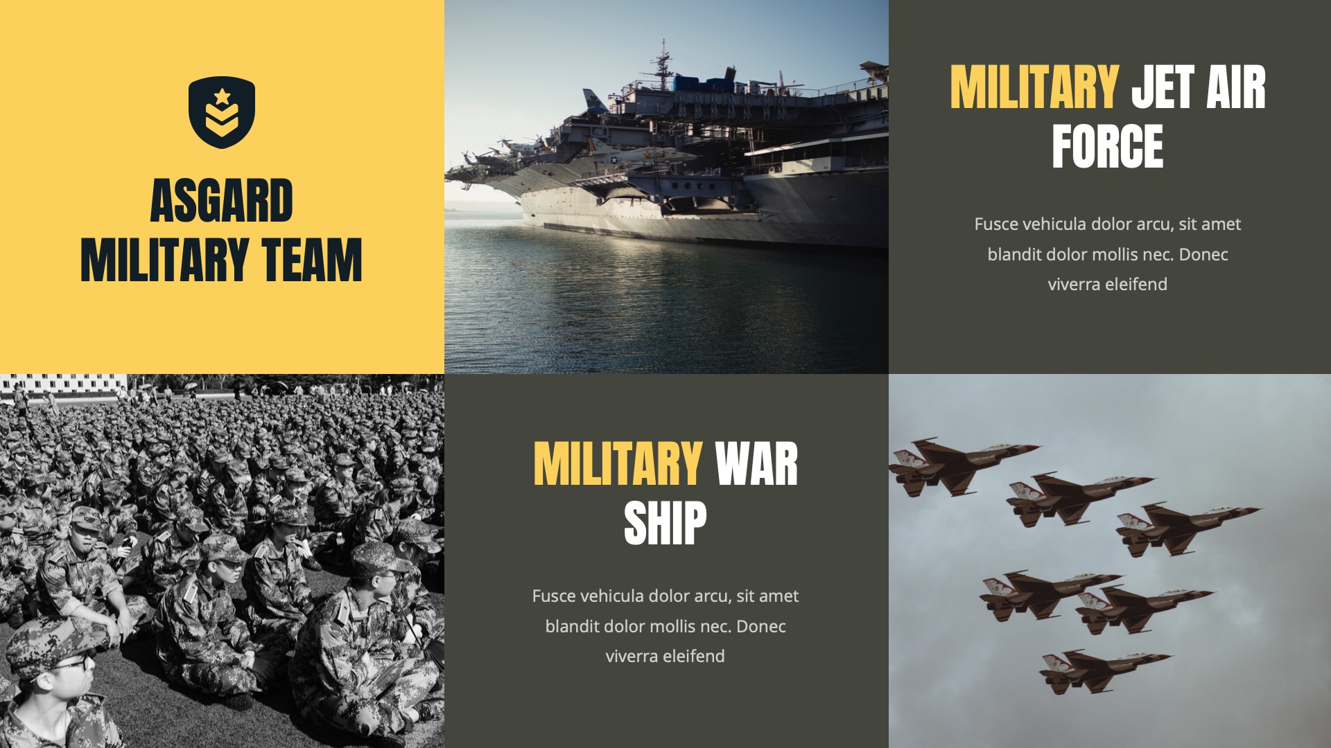 ASGARD - Military & Army Keynote Template, Presentation Templates ...