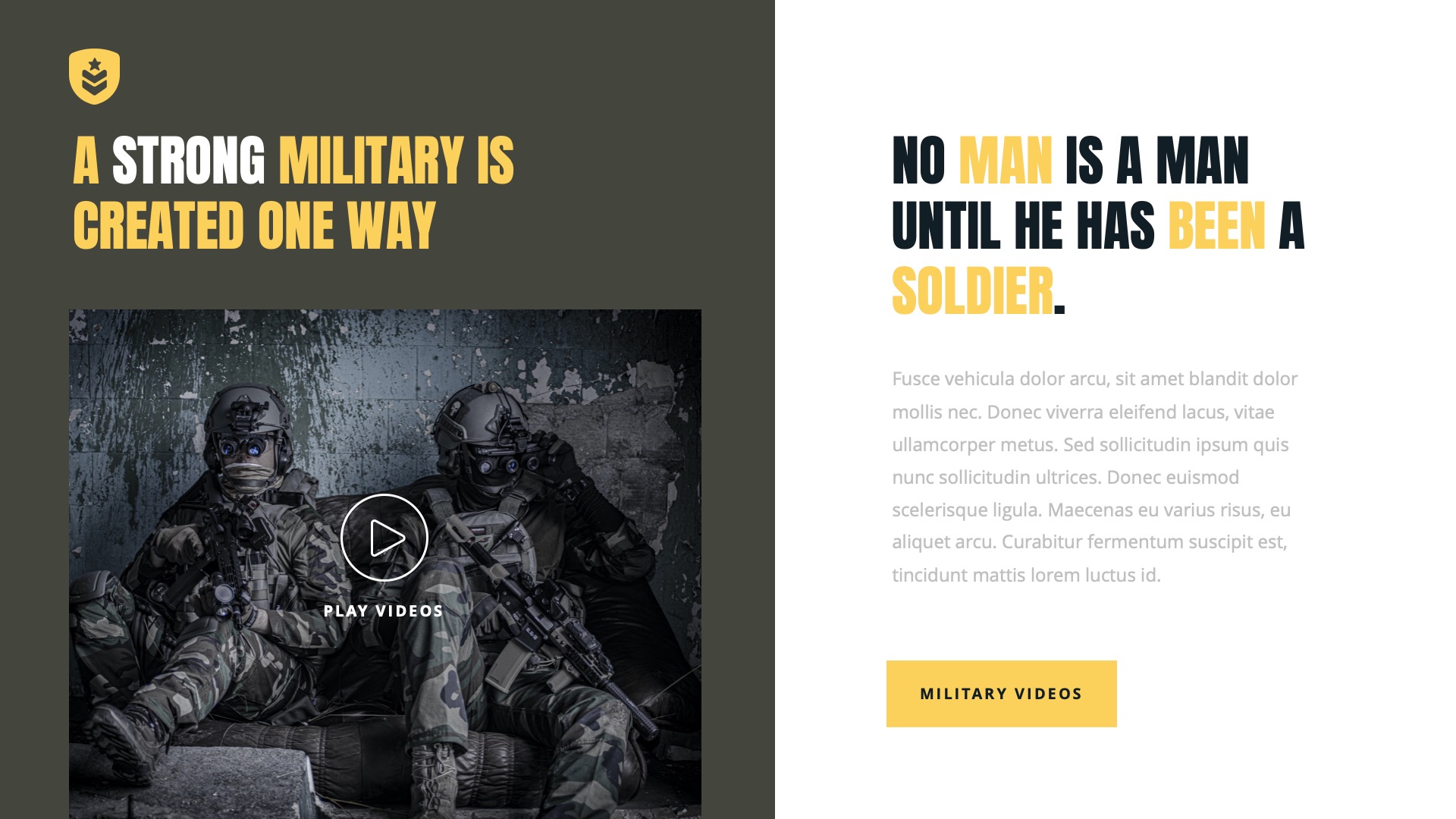 ASGARD - Military & Army Google Slides Template, Presentation Templates