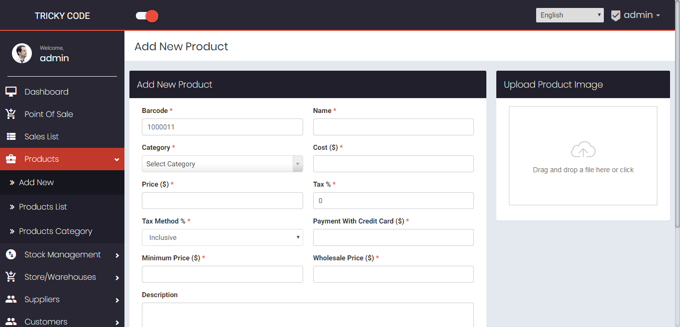 Nano POS - Minimal Multi Store Point Of Sale System by TrickyCode | CodeCanyon