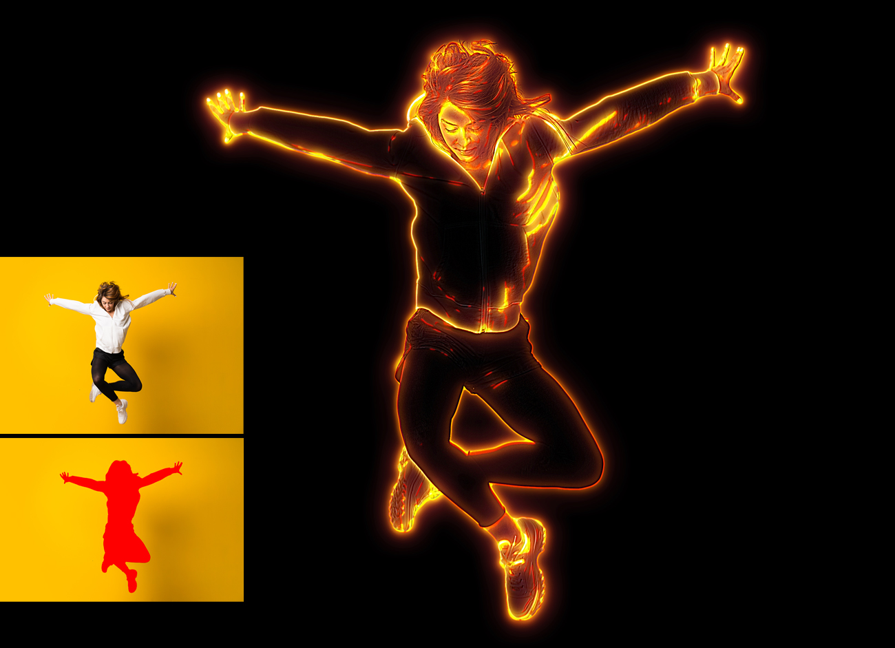 Neon light Photo Effect, Add-ons | GraphicRiver