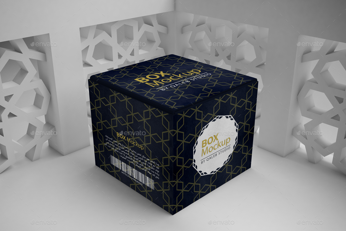 Arabic Box Mockup, Graphics | GraphicRiver