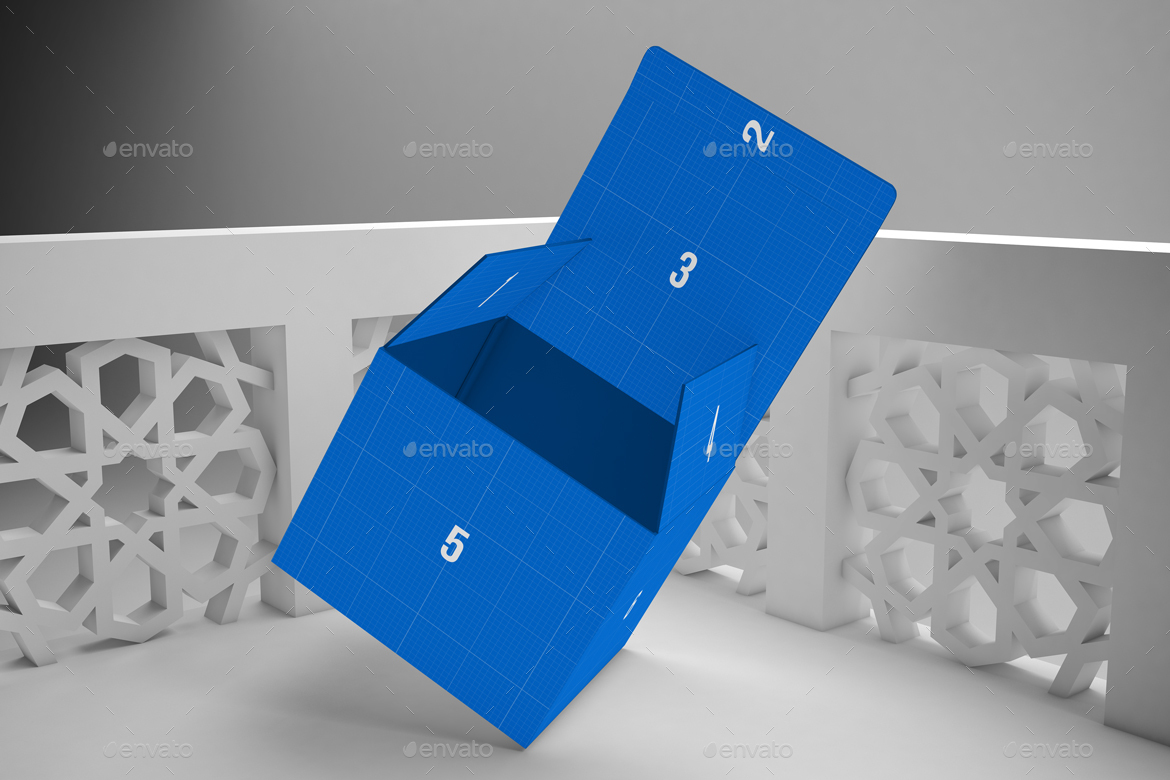 Arabic Box Mockup, Graphics | GraphicRiver