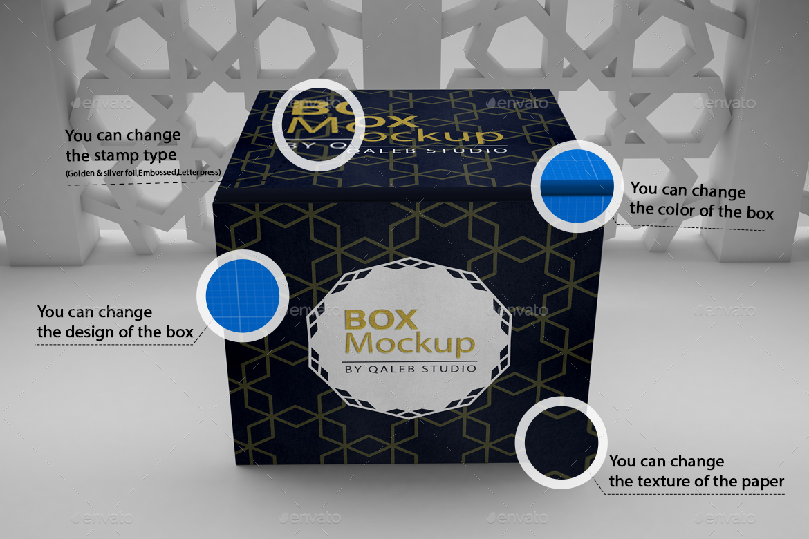 Arabic Box Mockup, Graphics | GraphicRiver