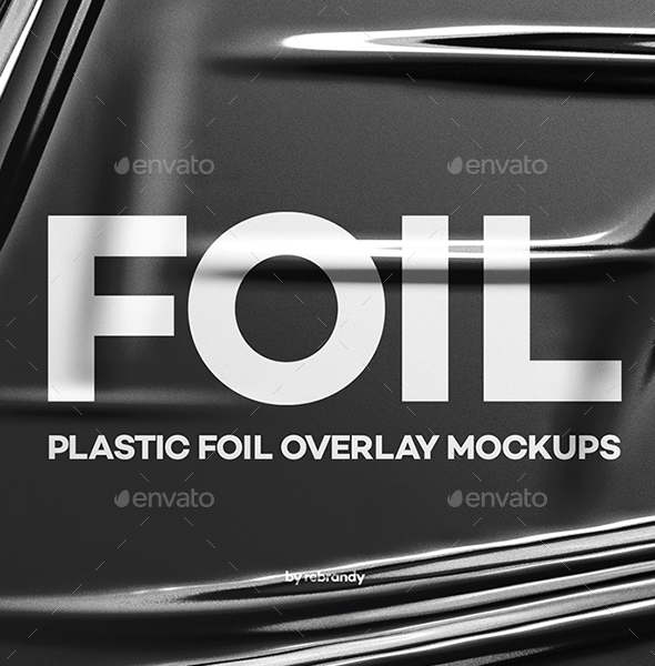 Plastic Foil Overlay Mockups, Graphics | GraphicRiver