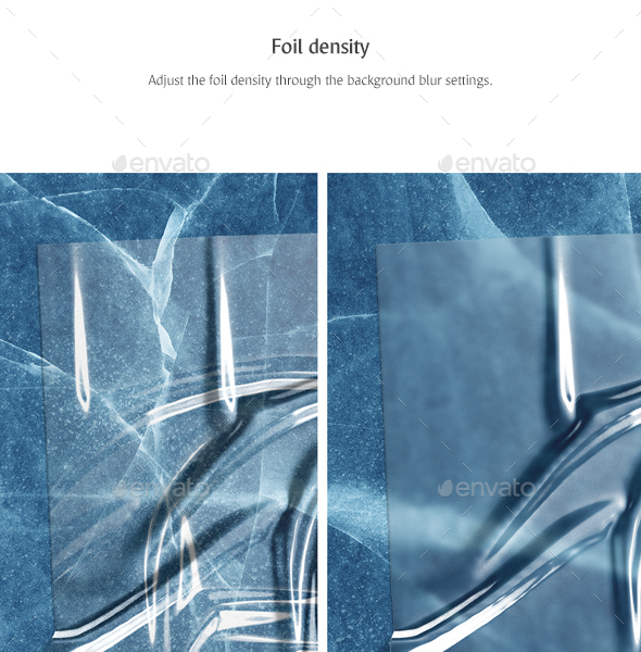 Plastic Foil Overlay Mockups, Graphics | GraphicRiver