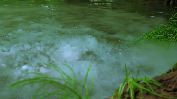 Water Boils in a River Lake or Swamp, Stock Footage | VideoHive