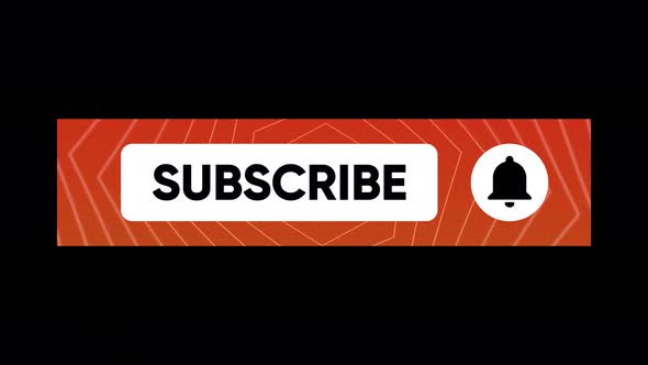 YouTube Subscribe Button alpha channel transparent background 4K V3 ...