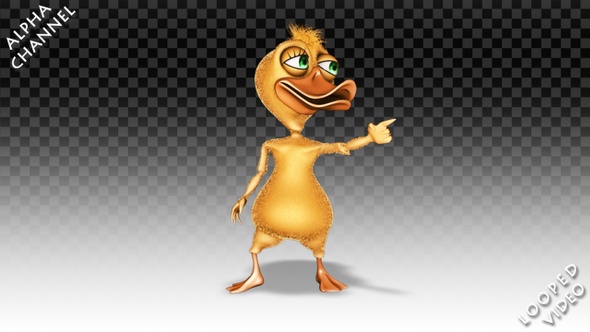 Cartoon Duck - Greasy Dance, Motion Graphics | VideoHive
