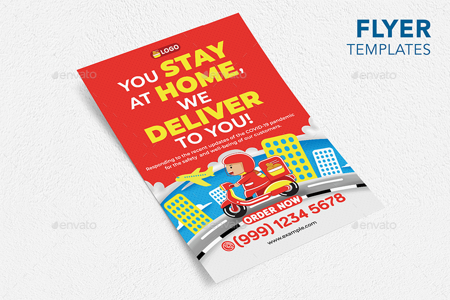Food Delivery Templates, Print Templates | GraphicRiver