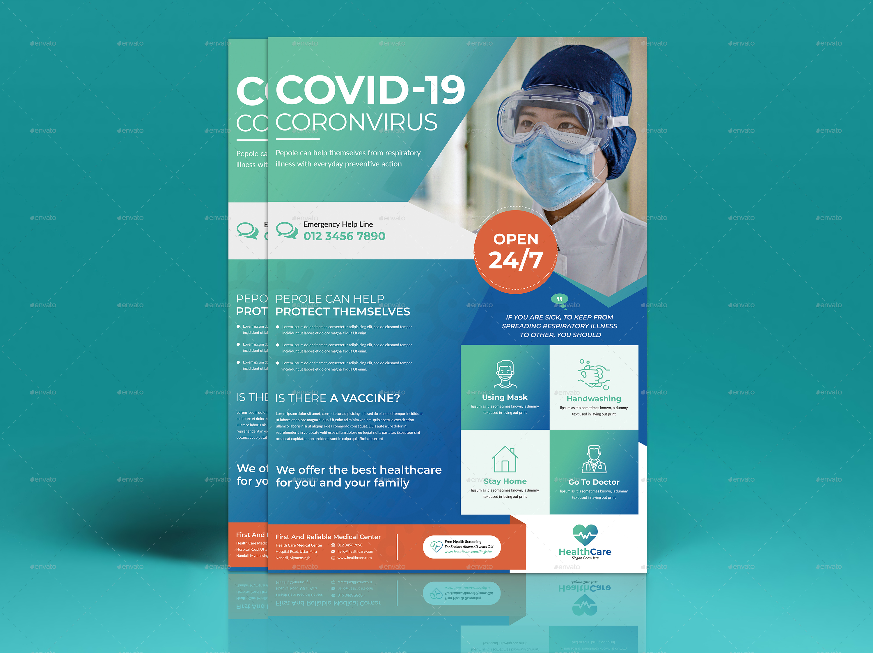 Medical Flyer, Print Templates | GraphicRiver