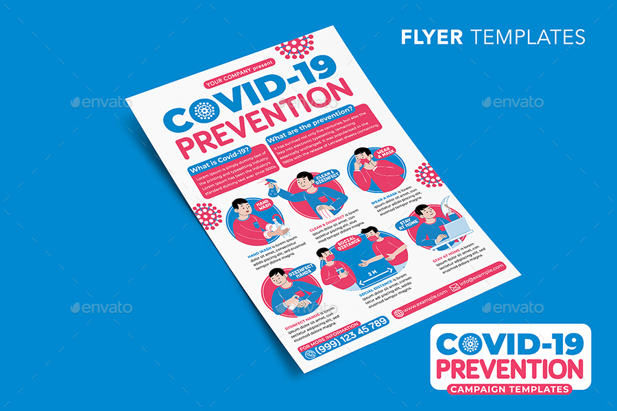 Prevention Campaign Templates, Print Templates | GraphicRiver