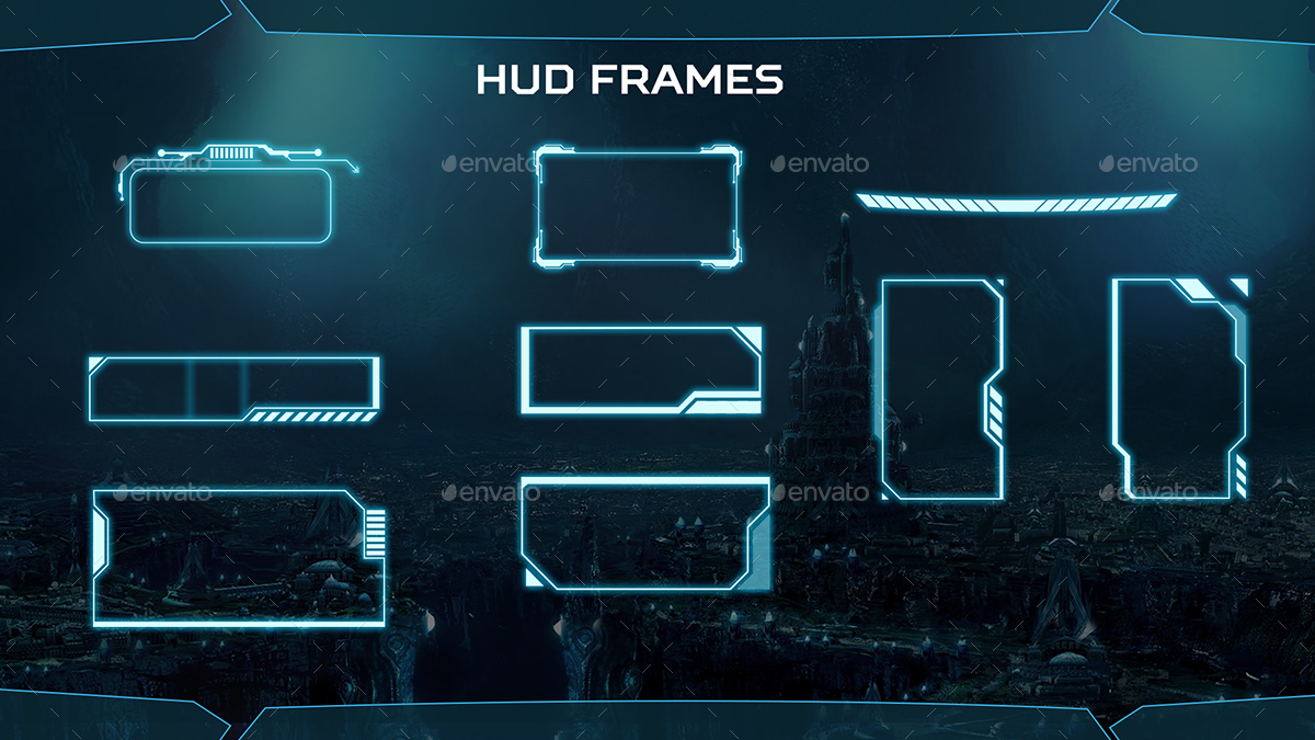 SciFi GUI Pack, Game Assets | GraphicRiver