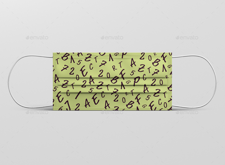 Face Mask Mockup - Medical Mask, Graphics | GraphicRiver