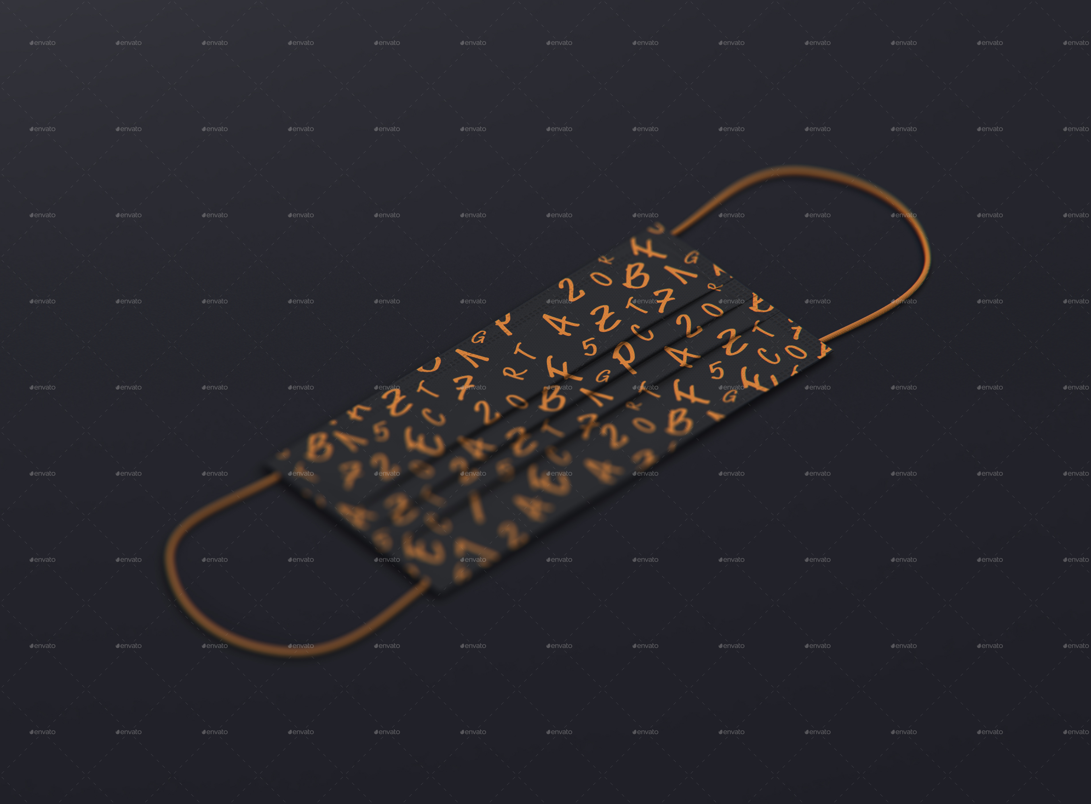 Face Mask Mockup - Medical Mask, Graphics | GraphicRiver