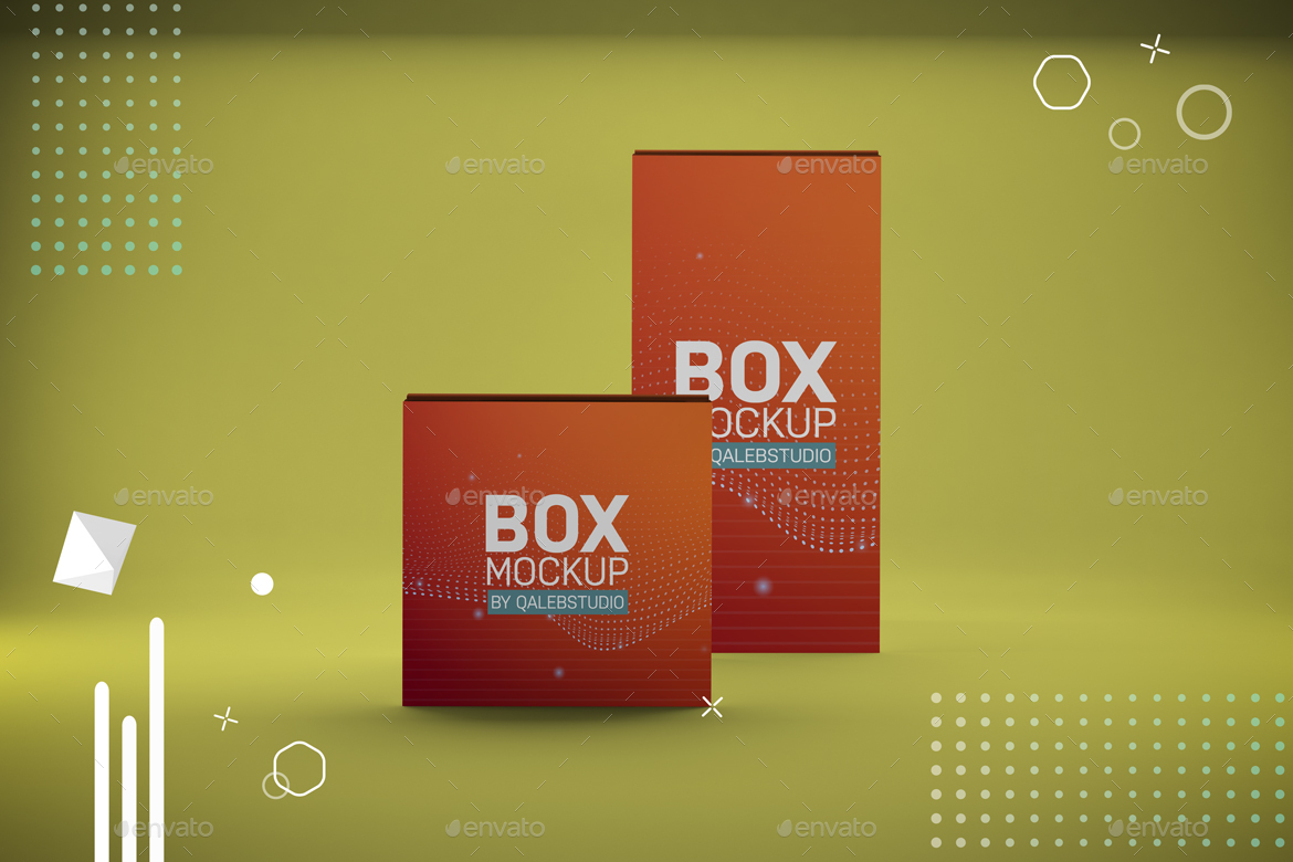 Abstract Boxes Mockup, Graphics | GraphicRiver