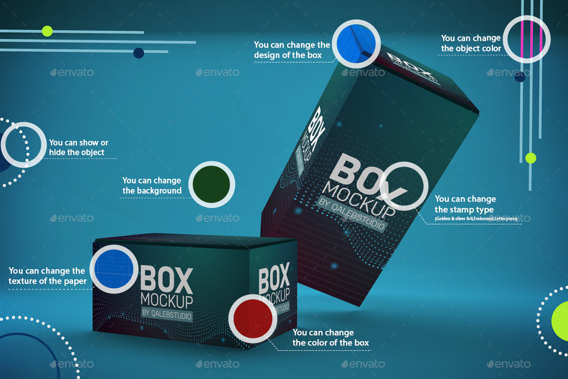 Abstract Boxes Mockup, Graphics | GraphicRiver