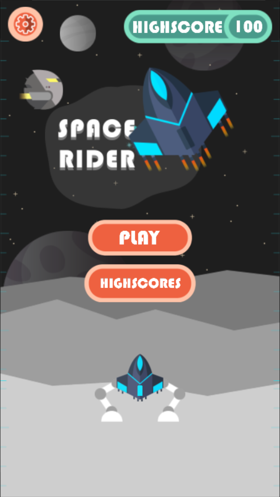 Space Rider - ADMOB + UNITY ADS by b4dnetwork | CodeCanyon