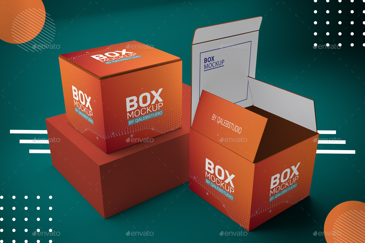 Abstract Box Mockup V.2, Graphics | GraphicRiver