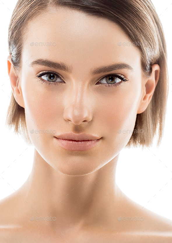 Skin Healthy Woman Face Natural Mke up Stock Photo by kiraliffe | PhotoDune