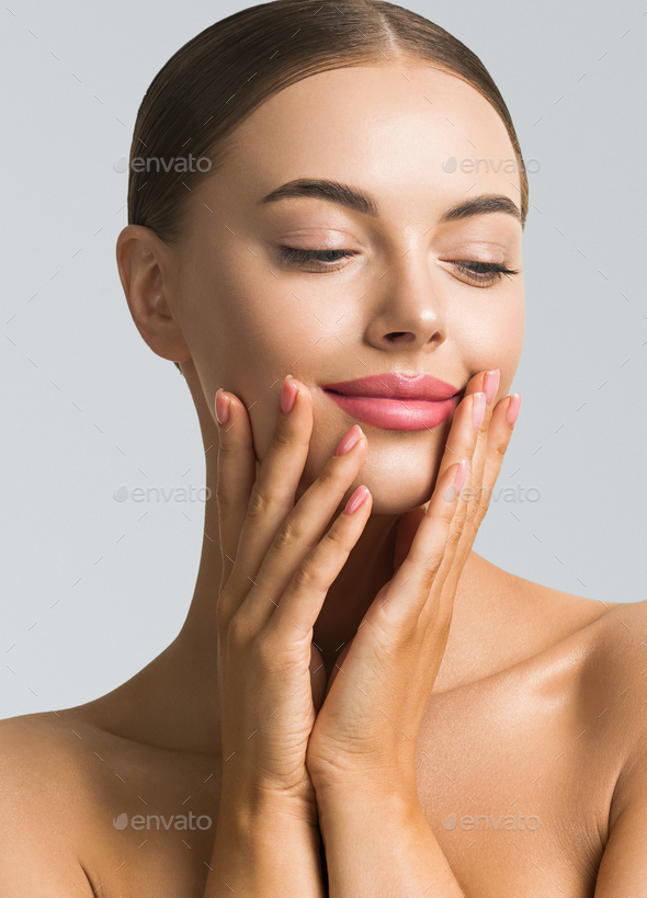 Close up woman face skin cosmetic free Stock Photo by kiraliffe | PhotoDune