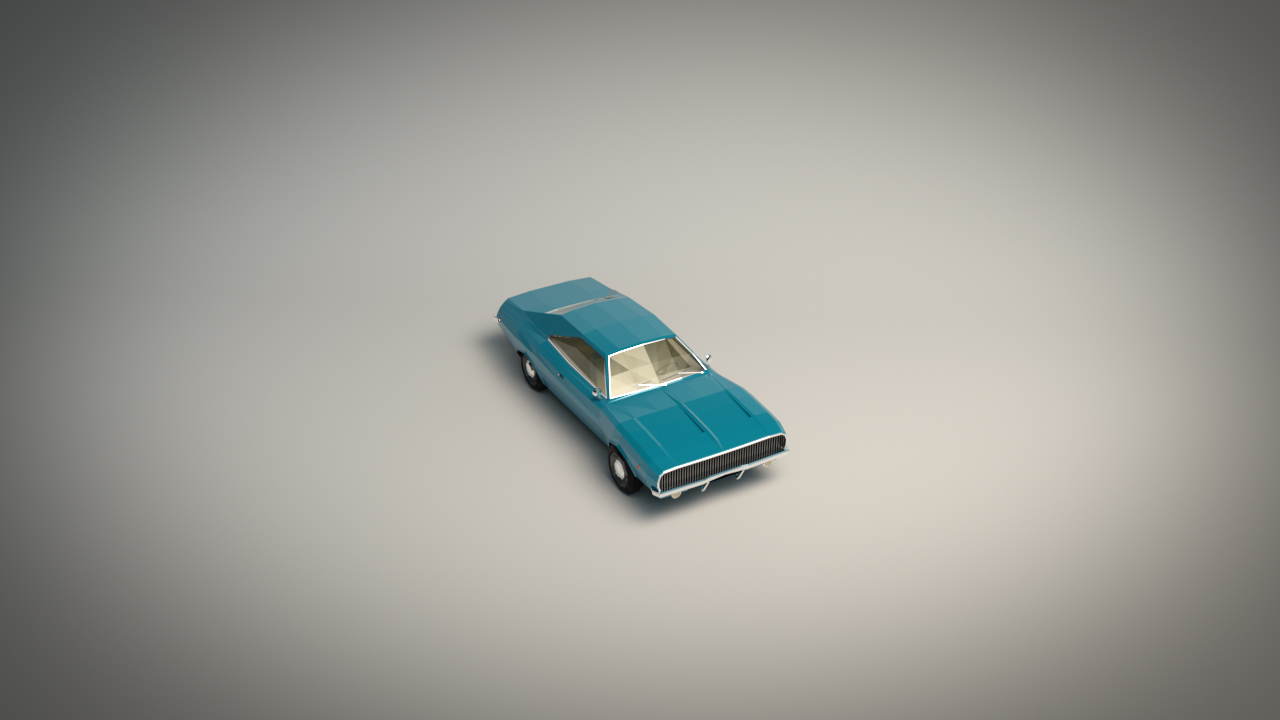 Low Poly Muscle Car 04 by Linder-Media | 3DOcean