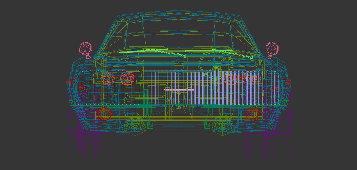 Low Poly Muscle Car 04 by Linder-Media | 3DOcean