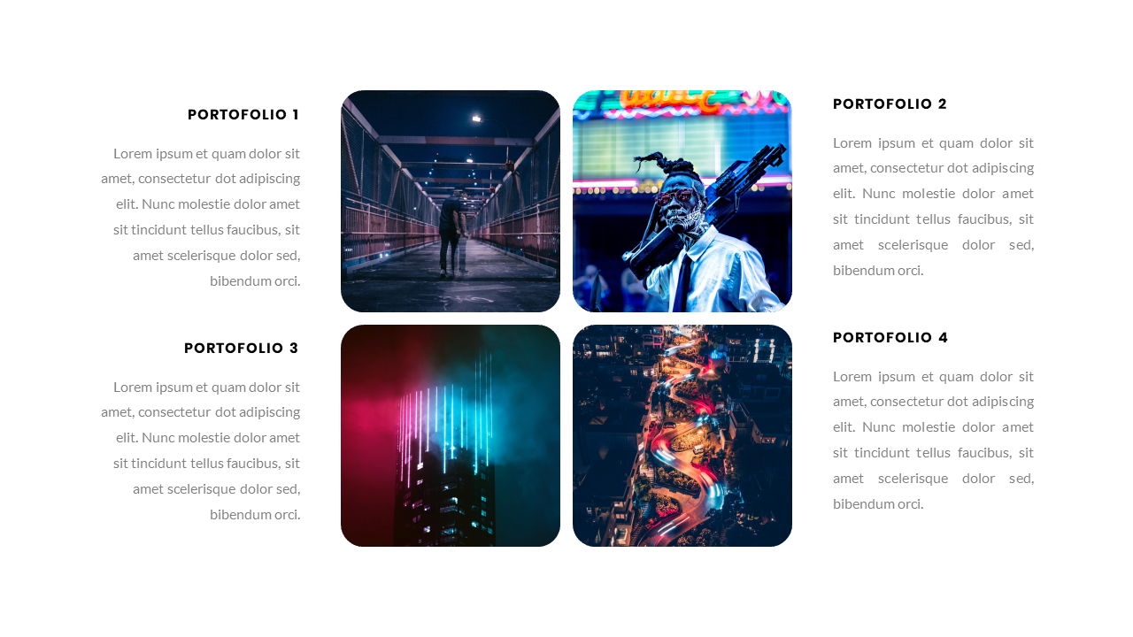 Light Up - Creative Business Google Slides Template, Presentation Templates