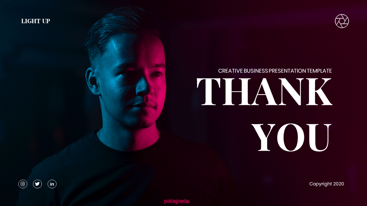 Light Up - Creative Business Google Slides Template, Presentation Templates