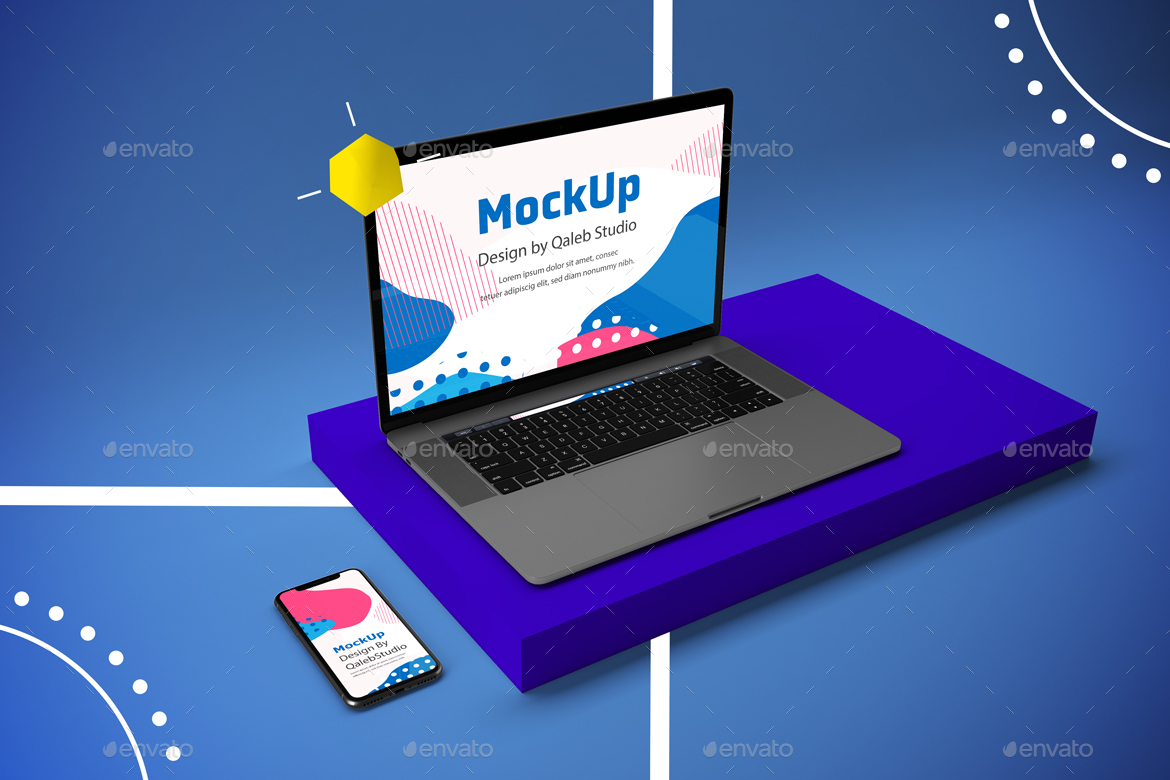 Abstract Responsive Mock Up V.2, Graphics | GraphicRiver