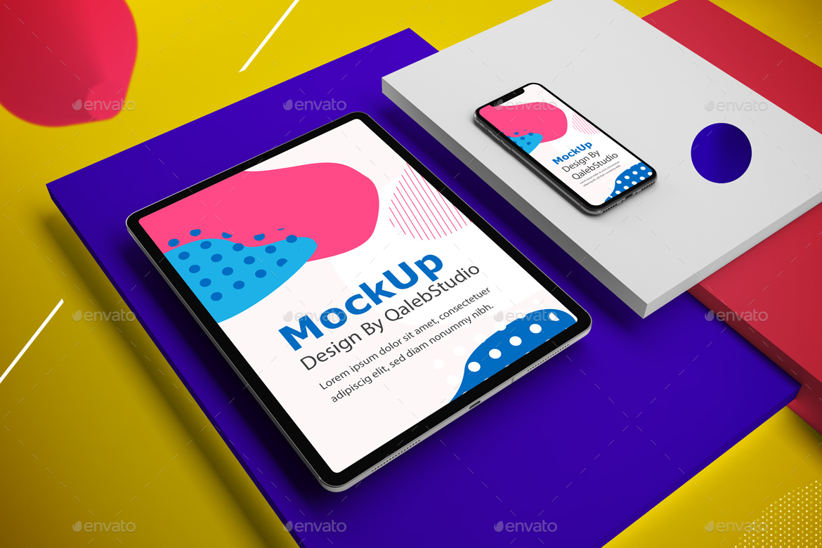 Abstract Responsive Mock Up V.2, Graphics | GraphicRiver