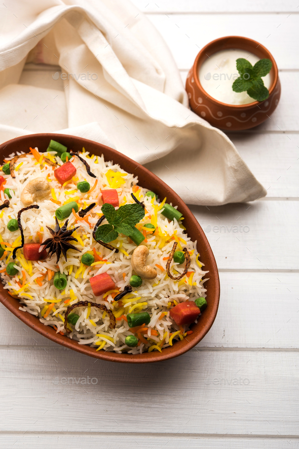 Veg Biryani Stock Photo by stockimagefactory | PhotoDune