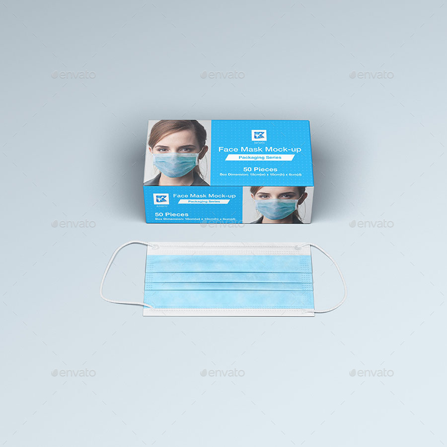 Face Mask Mock-up v7, Graphics | GraphicRiver