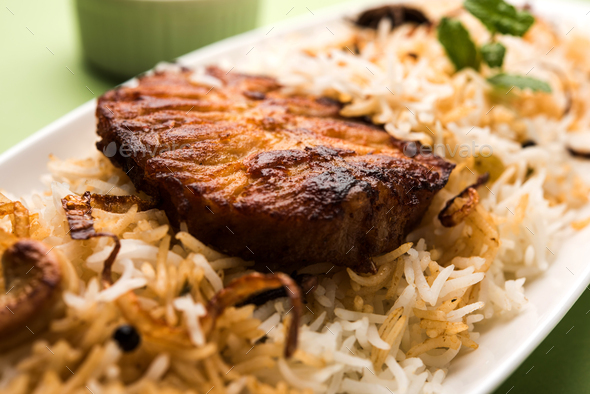 Authentic Fish Biryani Stock Photo by stockimagefactory | PhotoDune