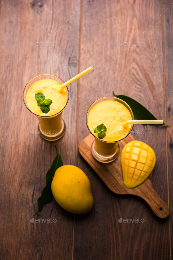 Mango Lassi Stock Photo by stockimagefactory | PhotoDune