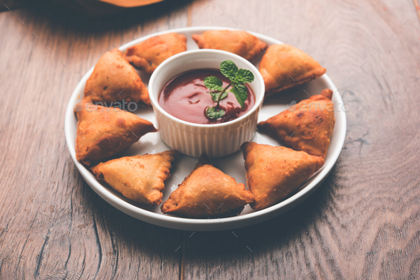 Mini Samosa Stock Photo by stockimagefactory | PhotoDune