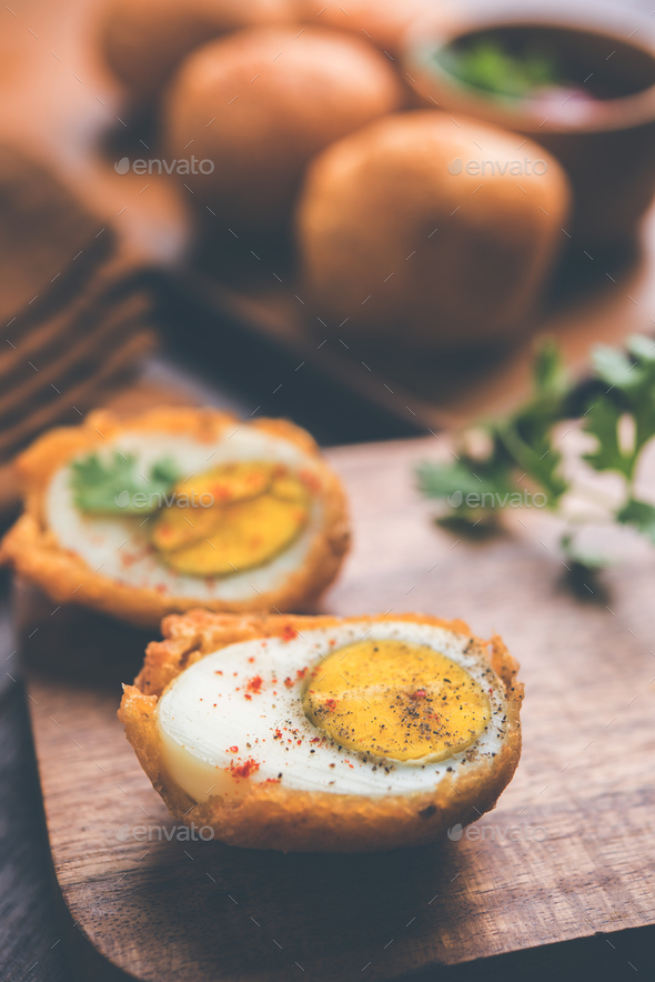 Egg Pakora Stock Photo by stockimagefactory | PhotoDune