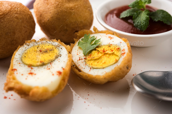 Egg Pakora Stock Photo by stockimagefactory | PhotoDune