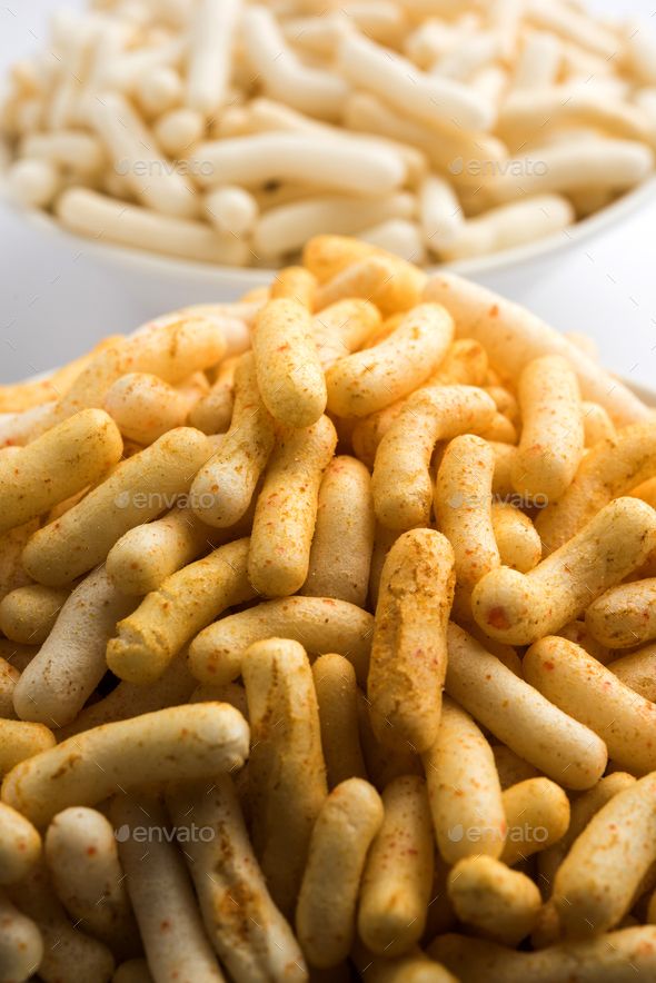 Puffed Rice Snacks Stock Photo by stockimagefactory | PhotoDune