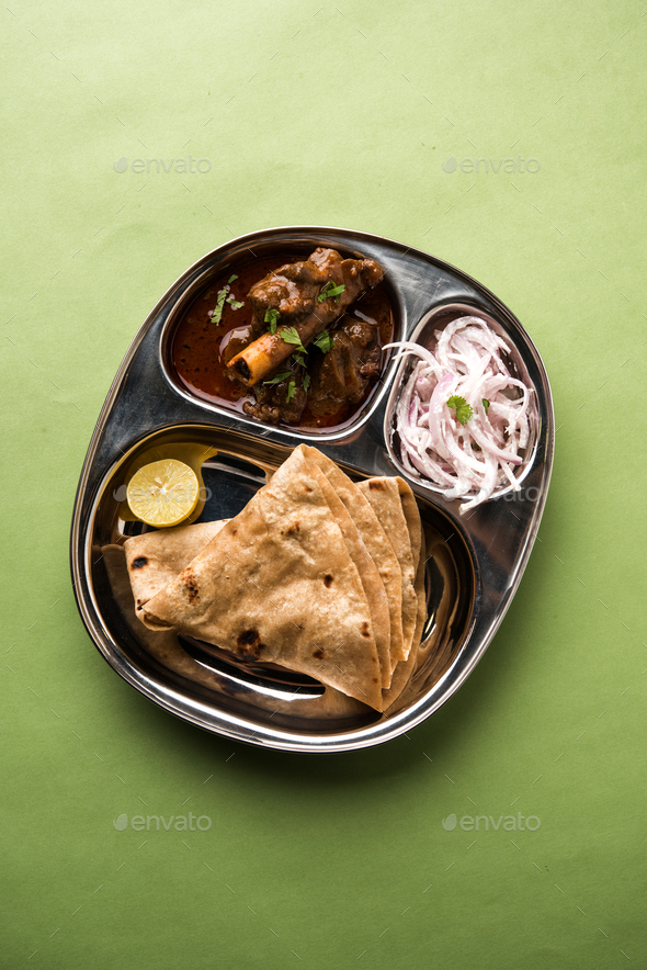 Indian Mutton Platter Stock Photo by stockimagefactory | PhotoDune