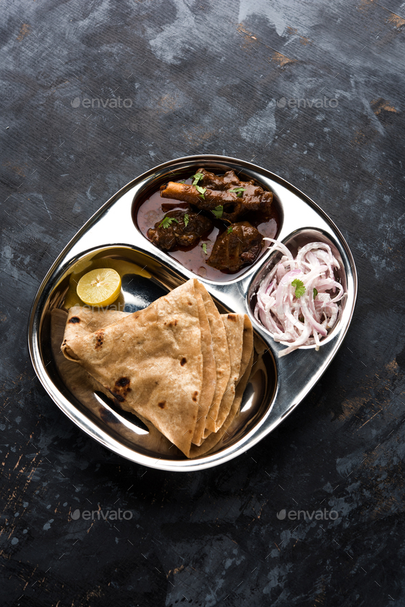 Indian Mutton Platter Stock Photo by stockimagefactory | PhotoDune