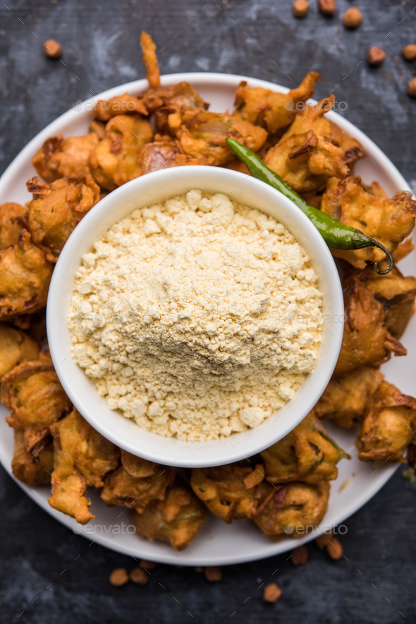 Besan with Pakora Stock Photo by stockimagefactory | PhotoDune