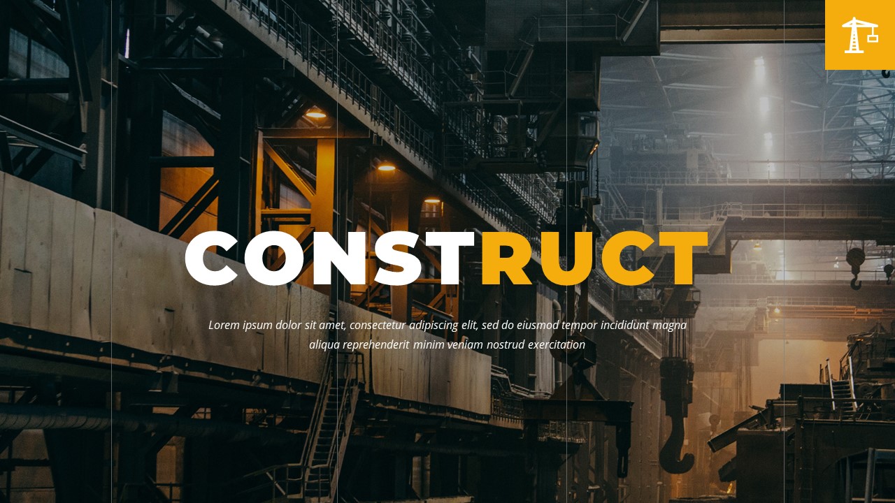 Construct - Construction & Building PowerPoint Presentation Template ...