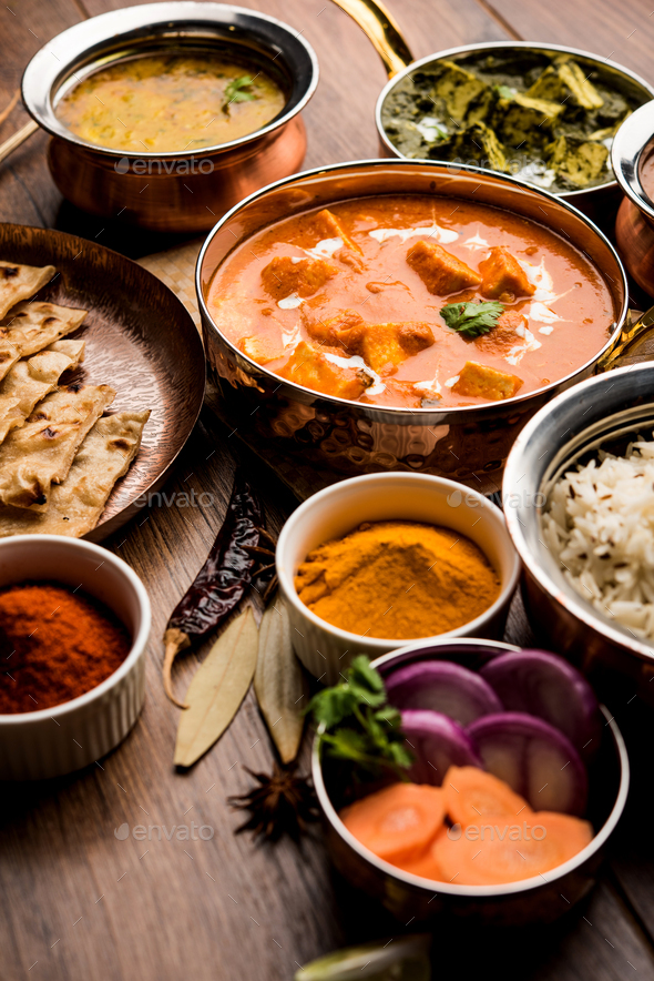 Indian Lunch / Dinner Stock Photo by stockimagefactory | PhotoDune