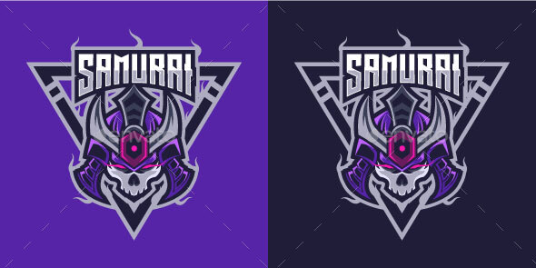 Samurai Esport Logo, Logo Templates | GraphicRiver