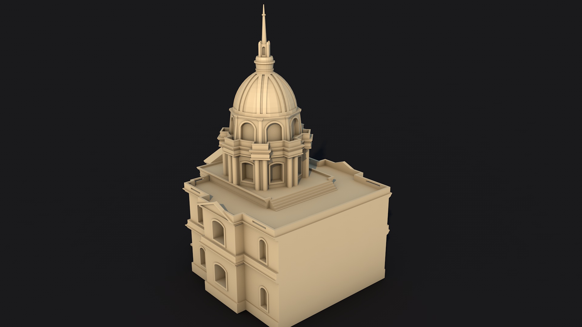 5 Famous Landmark France Sightseeing 3D Print Low Poly by multimedia4d